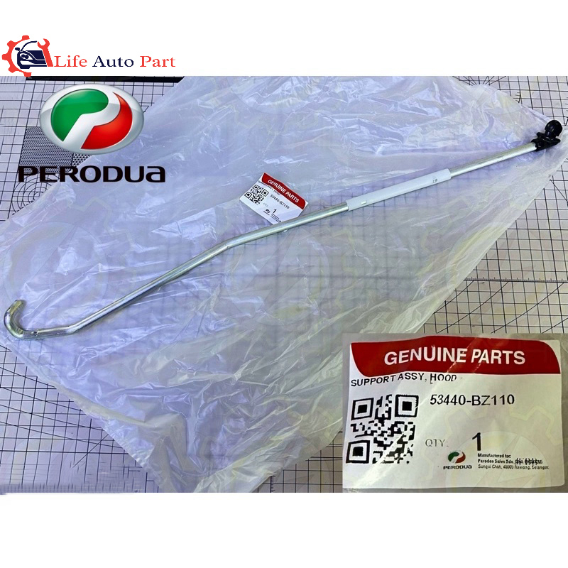 ORIGINAL PERODUA MYVI 1.5 LAGI BEST,MYVI ICON FRONT BONNET STAND HOOK ...