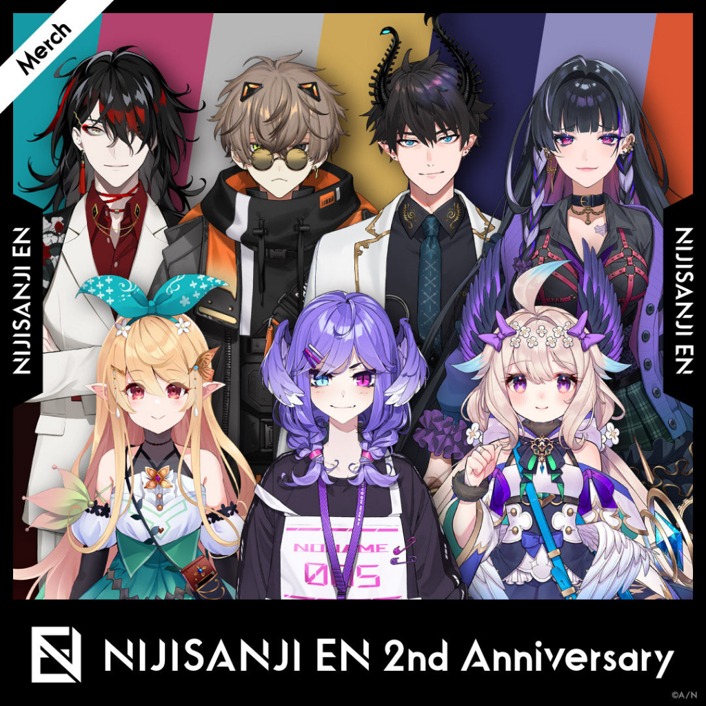 [Ready Stock] Nijisanji EN 2nd Anniversary Goods / 彩虹社EN 2周年紀念商品 | Shopee Malaysia