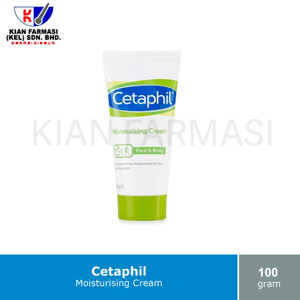 Cetaphil Moisturizing Cream Face and Body 100g | Shopee Malaysia