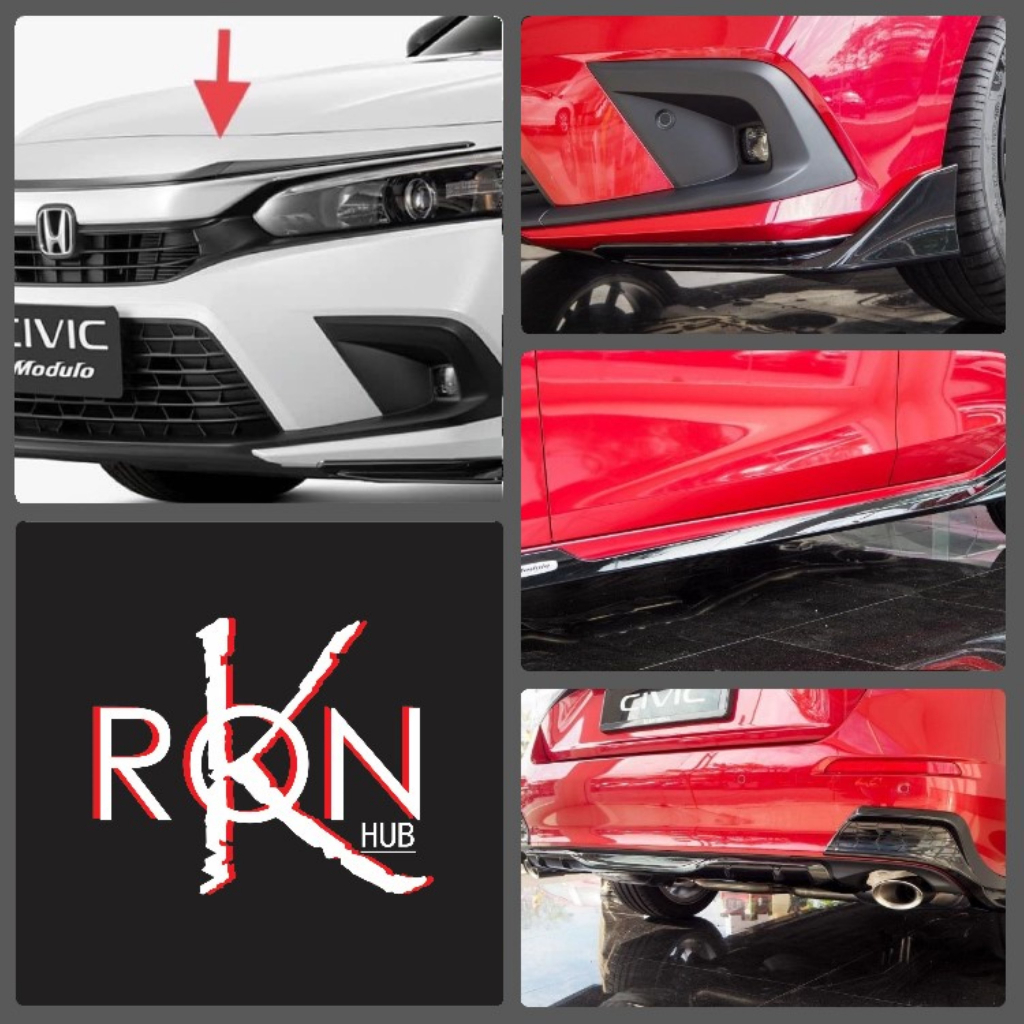 Honda Civic FE 11th Generation 2022 Modulo Body Kit PP With Paint Ready ...
