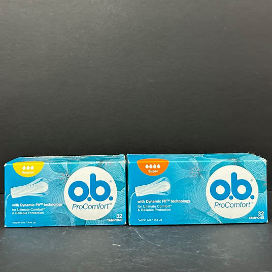 O.B. Tampon Pro Comfort (Regular/Super)32 tampons by Johnson & Johnson ...