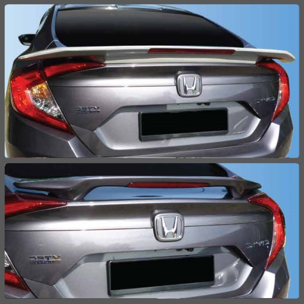 Honda Civic FC 10th Generation 2016 Mugen Rs Spoiler Body Kit Fiber ...