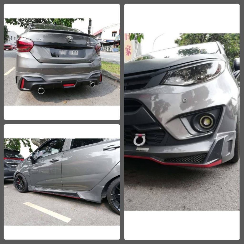 Proton Persona 2nd Generation 2016 Drive 68 Skirting Body Kit PU Ready ...