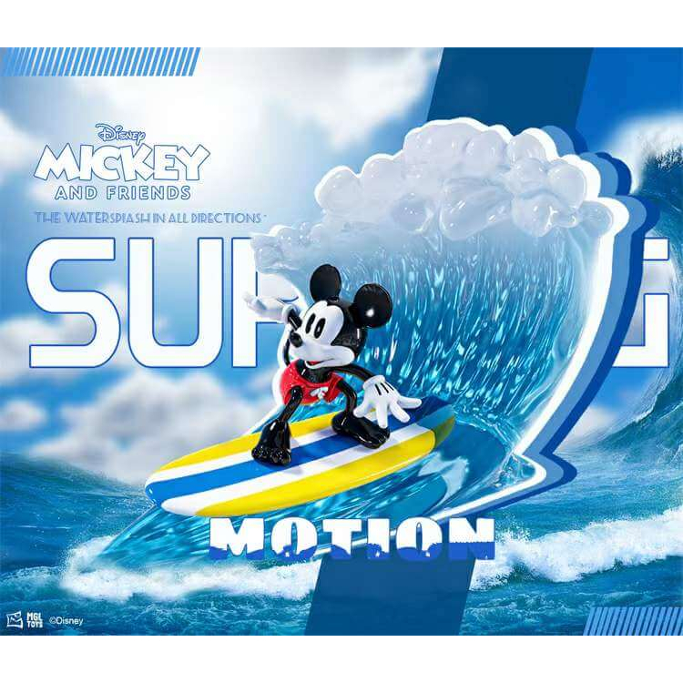 MGL Toys Studio – Disney Licensed - Surfing Mickey Resin Statue GK ...