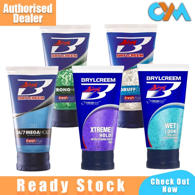 Brylcreem Hair Gel Fresh Hair Gel 150g Strong Hold Xtreme Hold Wet Look ...