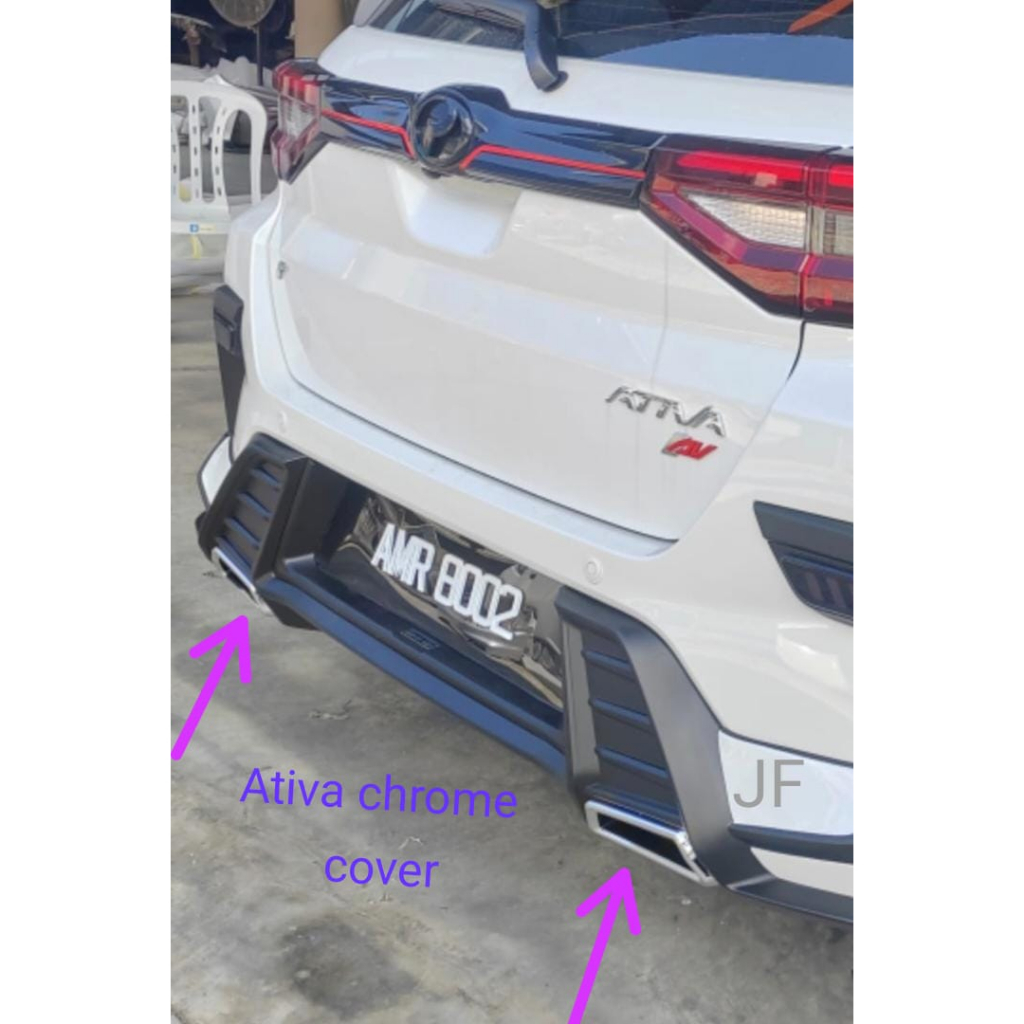 (HOT) Perodua Ativa Rear Chrome Cover (SET) | Shopee Malaysia