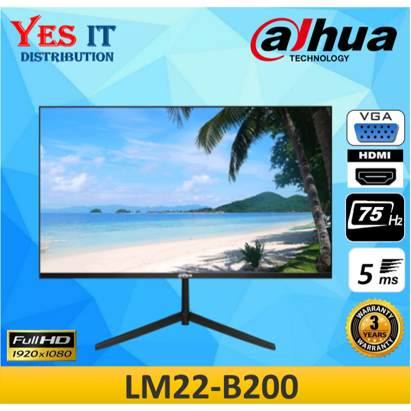 Dahua LM22-B200S 21.45″ / LM24-B200S 23.8" VA 75Hz / LM25-A201F 24.5" IPS 100Hz 5ms FHD W ...