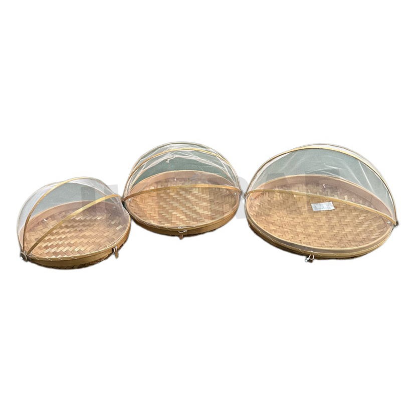 Dulang Net Buluh Set 3 Murah / Bamboo Tray With Net / Bekas roti ...