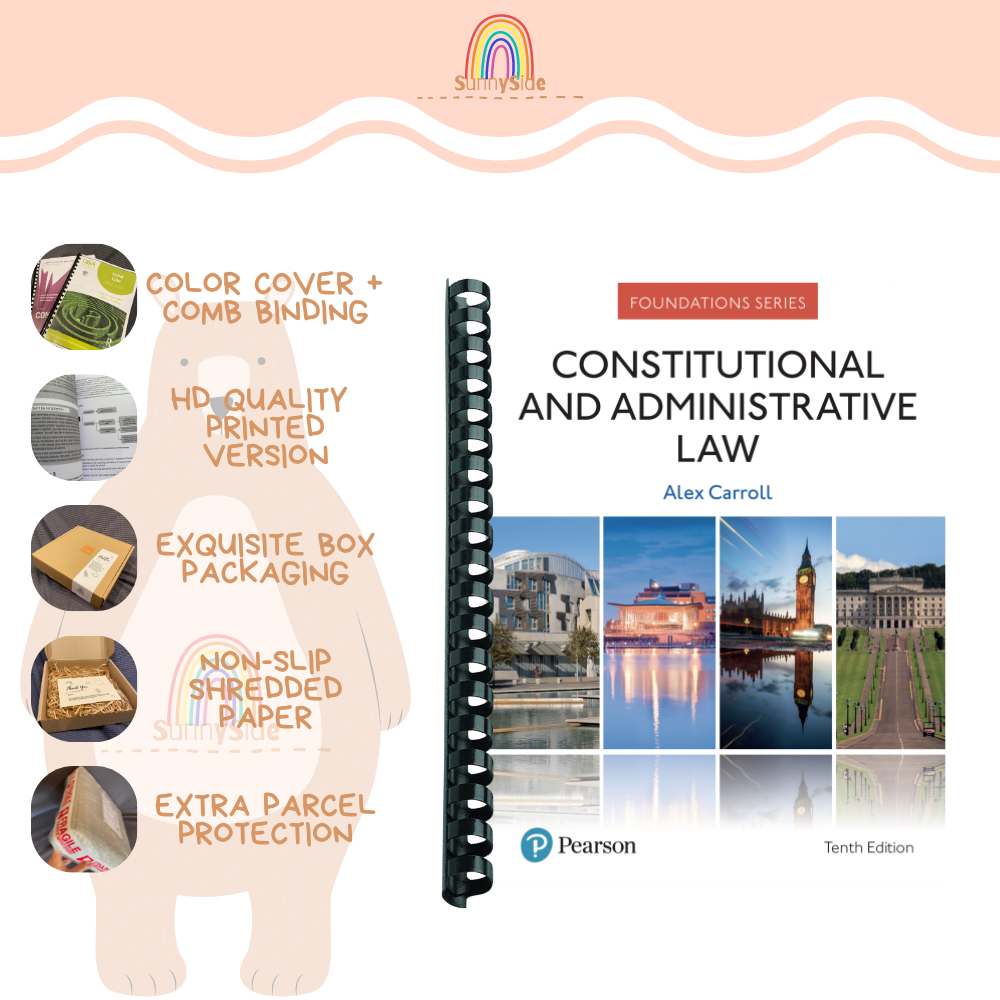 [PRINTED VERSION] Constitutional & Administrative Law Foundation in Law ...