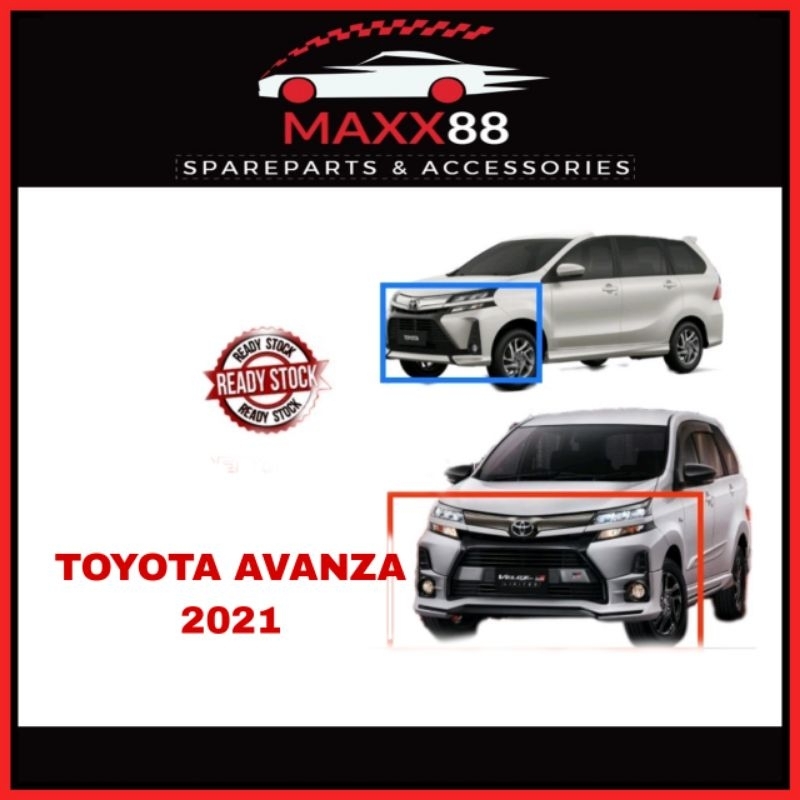 TOYOTA AVANZA 2021 YEAR FRONT BUMPER WITHOUT SKIRT ORIGINAL | Shopee ...