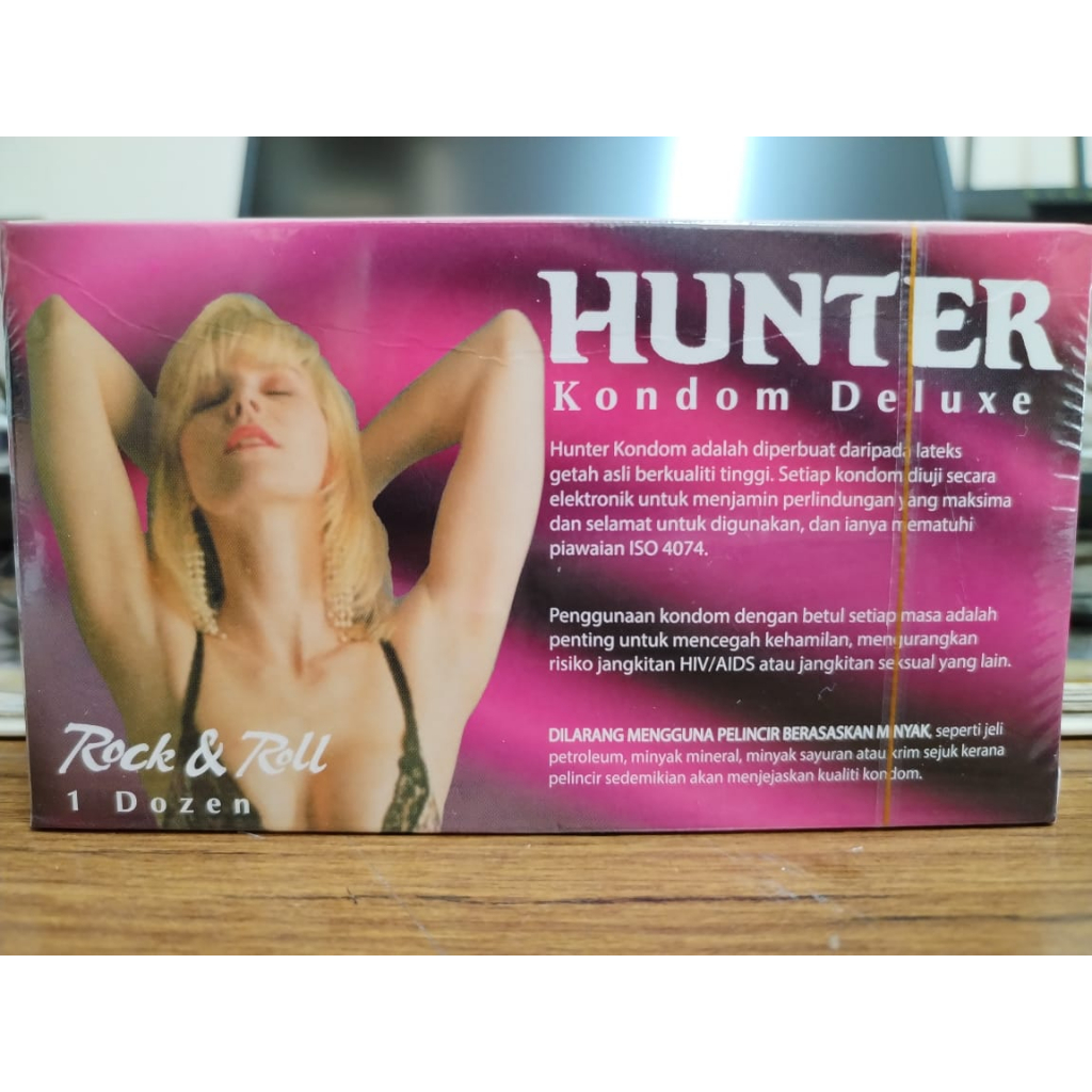 Hunter Rock & Roll Condoms ( 1 Dozen ) | Shopee Malaysia