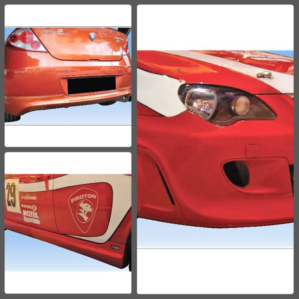 Proton Gen 2 R3 Skirting Body Kit PU Ready Stock | Shopee Malaysia