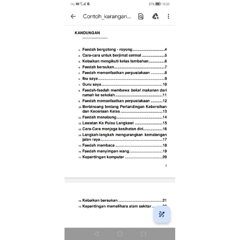 Contoh karangan 19 tajuk Pdf Penulisan BM | Shopee Malaysia
