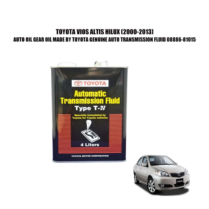 TOYOTA VIOS ALTIS HILUX (2000-2013) AUTO GEAR OIL TOYOTA GENUINE AUTO ...