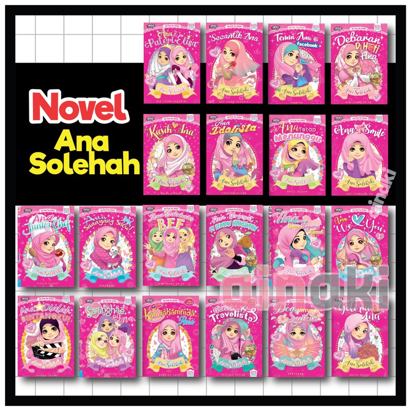 Siri Novel Ana Solehah Buku Novel Kanak-kanak ANA MUSLIM Novel ...