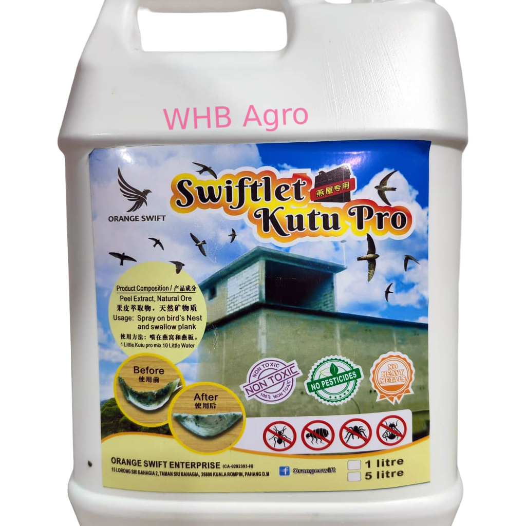 Swiftlet Kutu Pro Orange Swift Enterprise - ( 5L ) 👍 💯 | Shopee Malaysia