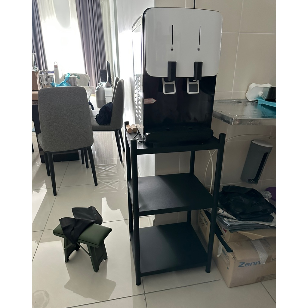 AWM 3 Layer Foldable Storage Rack Stand Coway Rack Home Tool Cart ...