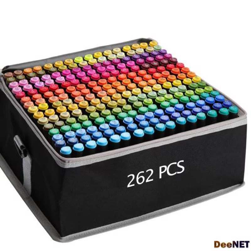 [READY STOCK] 48/60/80/120/168/262 Touch Markers Set 3/6mm Doublehead ...