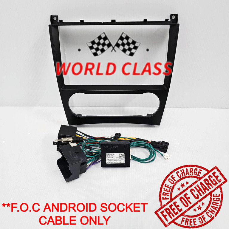 MERCEDES BENZ CLK (W209) 2005-2009 9" ANDROID CASING (FREE PNP CABLE ...