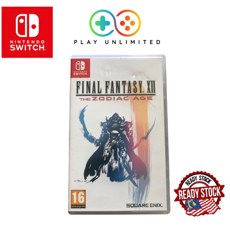 (Eng/Chi) Nintendo Switch Final Fantasy XII The Zodiac Age - Used ...