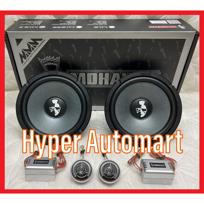 Mohawk Car M1 Series 6.5"Inch 2-Way Component Speaker (M1-6.2) Myvi ...