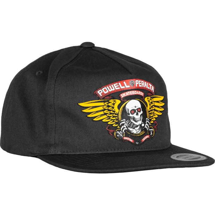 Powell Peralta Winged Ripper Snap Back Cap ( Black ) | Shopee Malaysia