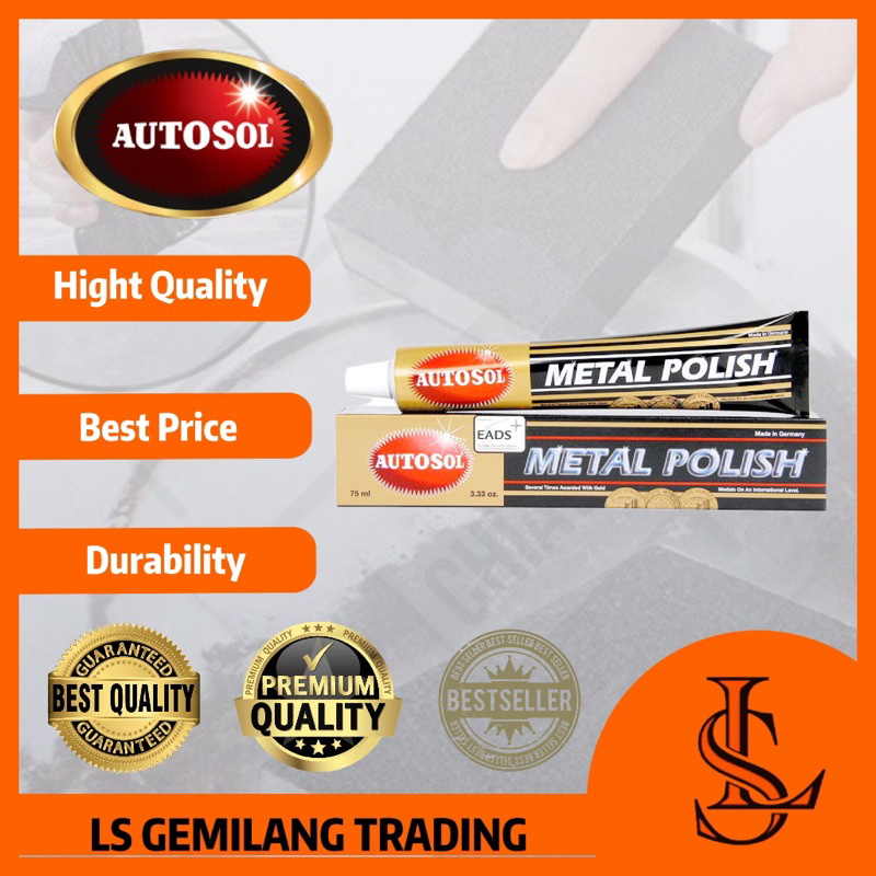 LS GEMILANG (NEW FORMULA) ORIGINAL AUTOSOL PLASTICS CLEANER metal ...