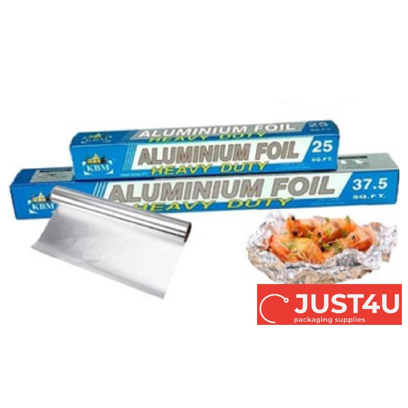[25 sq.ft/ 37.5 sq.ft] Aluminum Foil / KBM aluminum Foil/ BBQ Baking ...