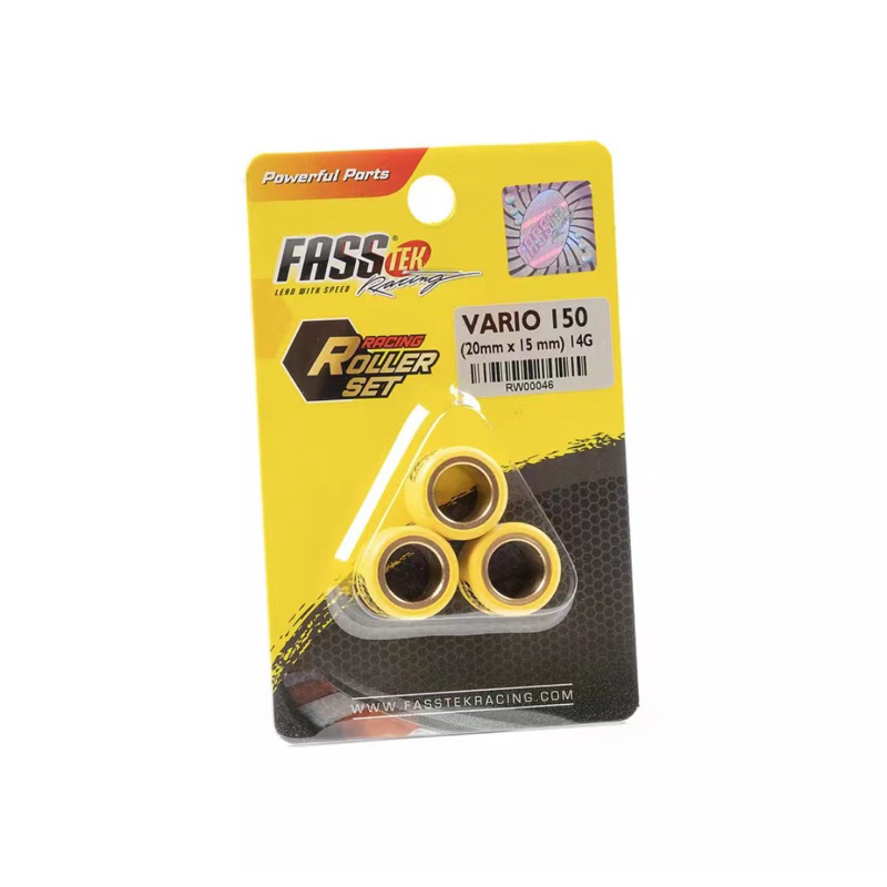 HONDA VARIO125 VARIO150 ADV150 ADV160 PCX150 FASSTEK RACING ROLLER 13G ...