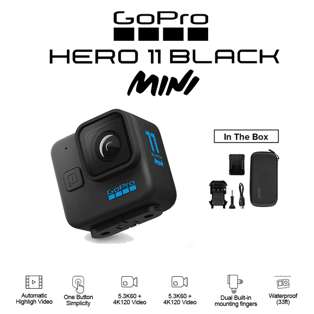 GoPro HERO 11 Mini HERO11 Black MINI Action Camera | Shopee Malaysia