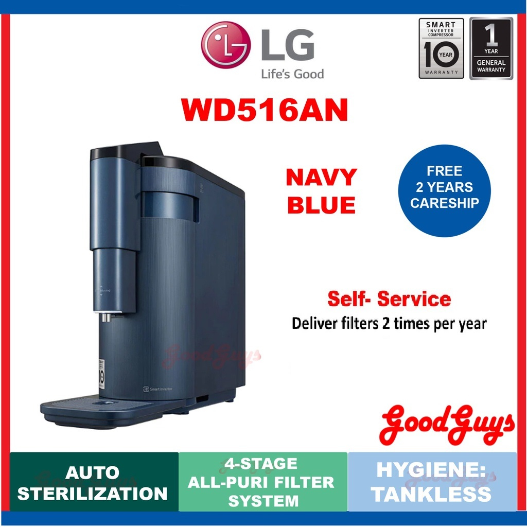 LG WD516AN / WD517AN Tankless LG PuriCare™ Water Purifier with 4-stage ...