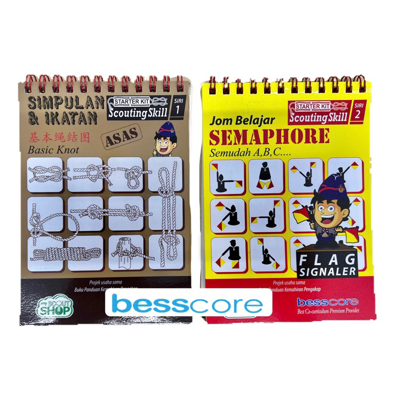 Buku Ikatan Pengakap / Simpulan & Ikatan /Basic knot | Shopee Malaysia