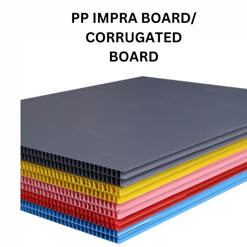 IMPRA BOARD / STRAW BOARD / CORRUGATED PP BOARD A3 SIZE / A4 SIZE / BOD ...
