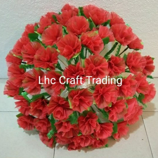 BTS8 50 PCS BUNGA TELURBunga telur (kertas tisu) (50batang) | Shopee ...