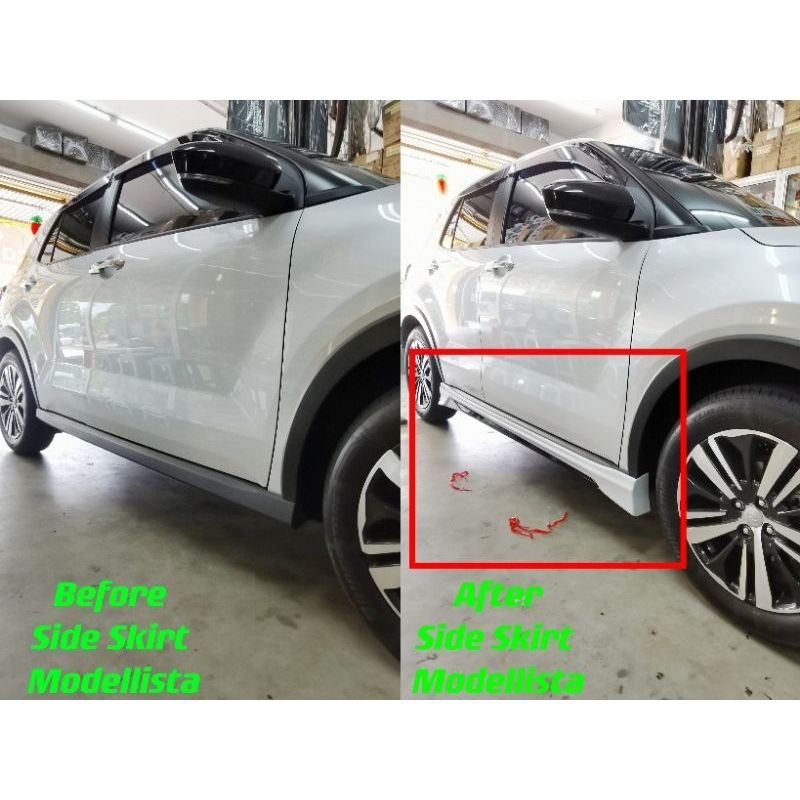 Perodua Ativa Bodykit Modellista Spoiler Modellista Paint Oem 3m Tape ...