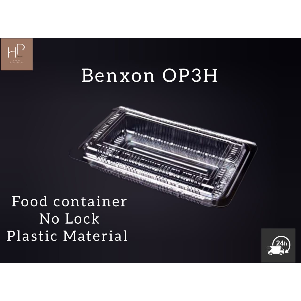 [100pcs] OPS - OP3H - BENXON Plastic Tray Bekas Makanan Lutsinar Bakery ...