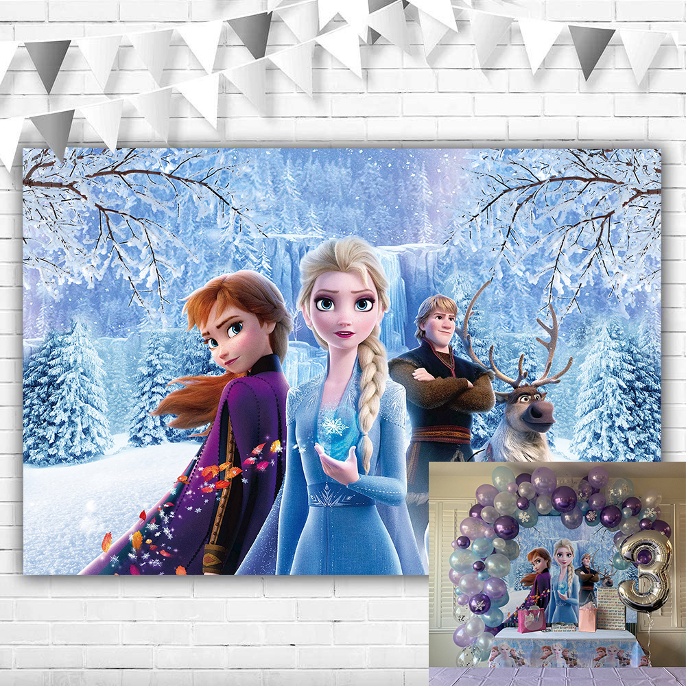 Frozen Backdrop Frozen Birthday Decoration set Frozen Party Frozen ...