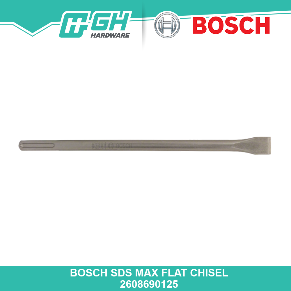 [ GH HARDWARE ] BOSCH SDS Max Flat Chisel - 1pcs - 400mm x 25mm ...