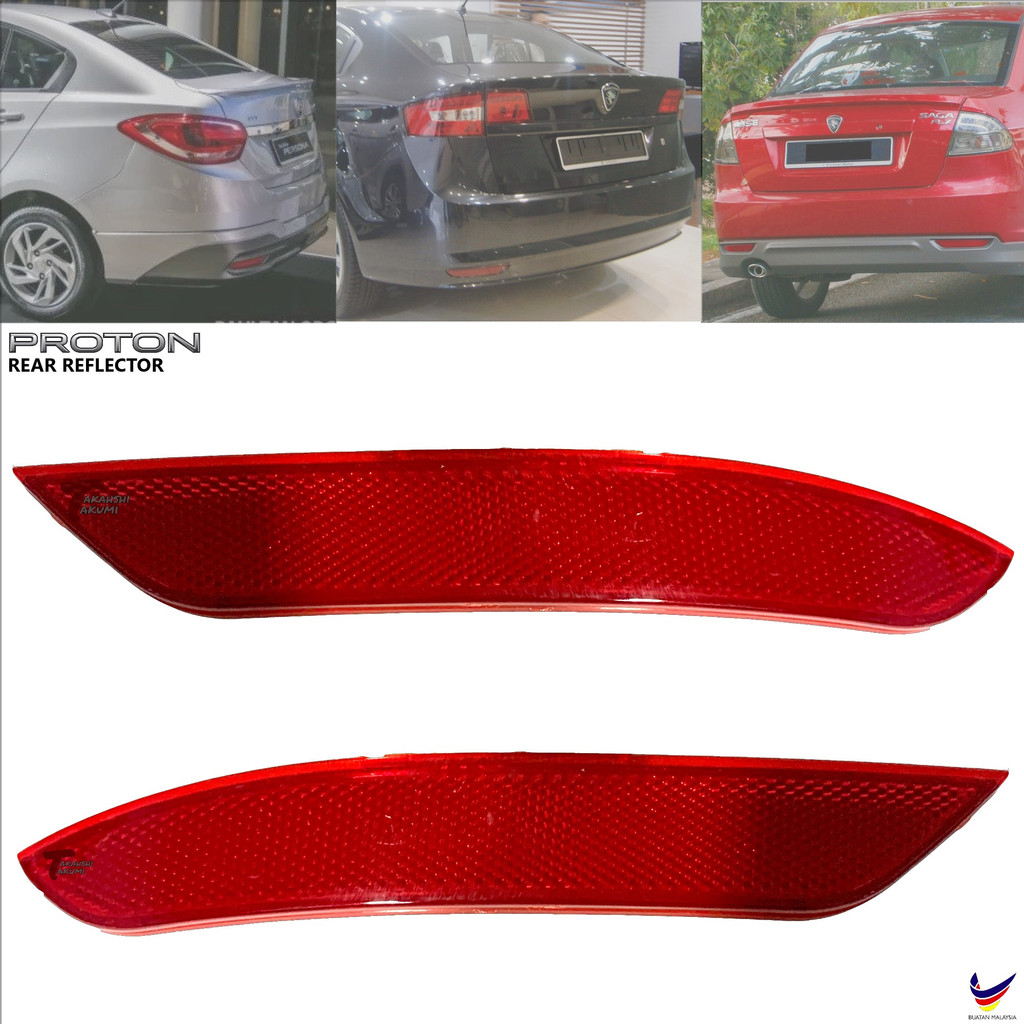Proton Saga FL FLX Preve Persona VVT (2010) Rear Bumper Red Reflector ...