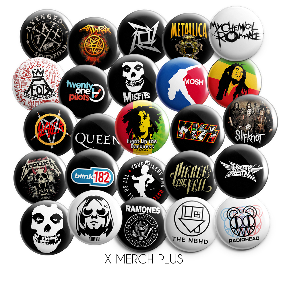 BAND Button Badge (Size 44MM) | Shopee Malaysia