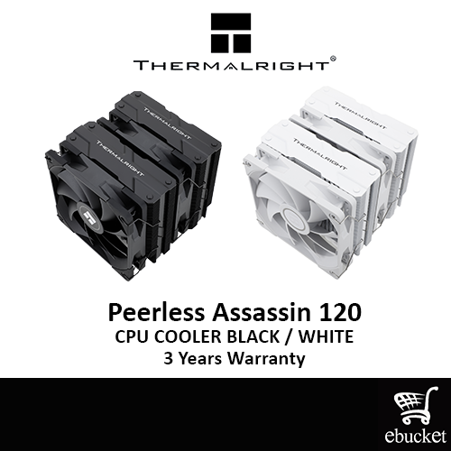 THERMALRIGHT Peerless Assassin 120 CPU COOLER Black(TR-PA120-B) / White ...