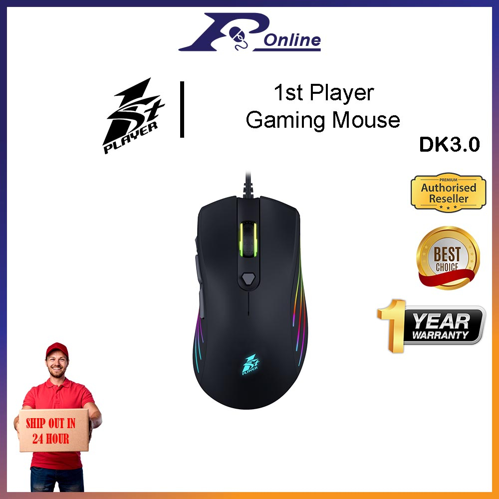1st Player DK3.0 E-sport Gaming Mouse ( 1 Year Warranty ) | Shopee Malaysia