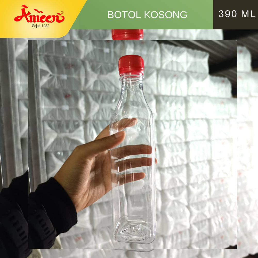 Botol Kosong Petak PET Bottle Transparent Glass-look like High Quality ...