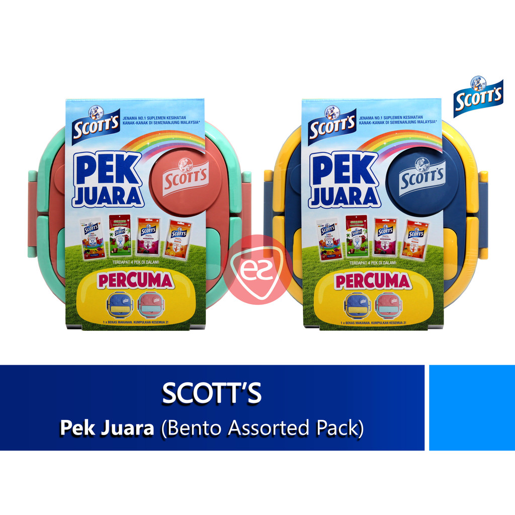SCOTT'S CHAMPION PACK / PEK JUARA FREE BENTO BOX (ASSORTED SCOTT'S ...