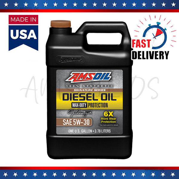 AMSOIL Signature Series Max-Duty Synthetic Diesel Engine Oil 5W30 CK-4 ...
