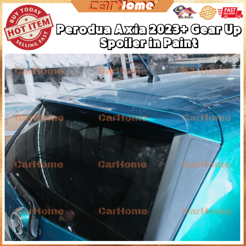 Perodua Axia 2023+ OEM Gear up Spoiler 2014 2022 OEM SE ABS Spoiler ...