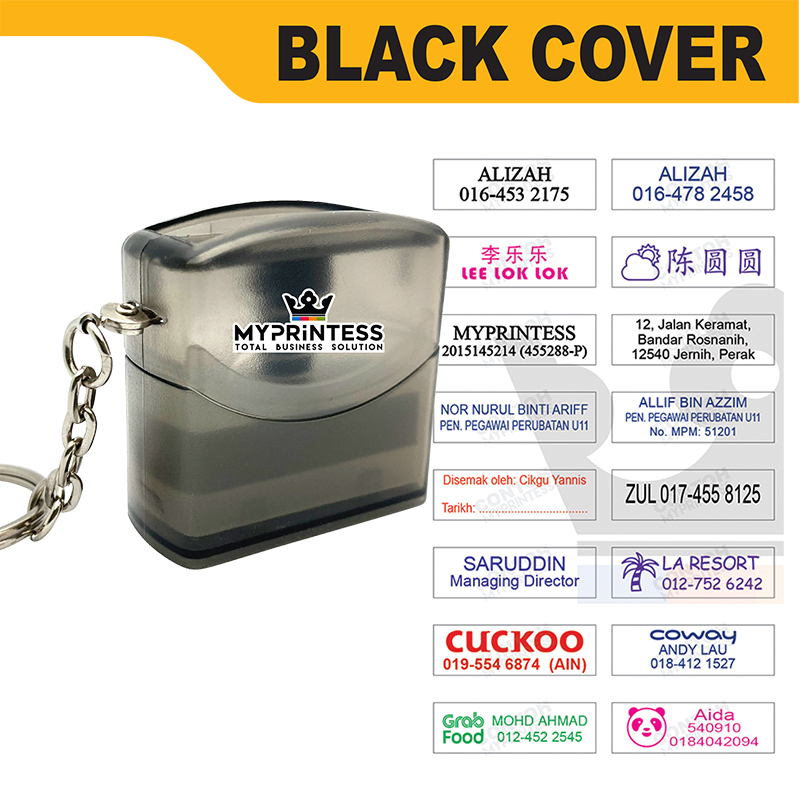 Cop Nama Rubber Stamp Pocket with keychain(Jururawat/Nurse|Murid ...