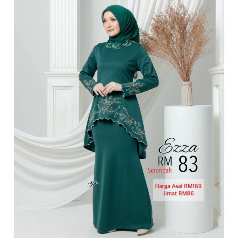 EZZA KURUNG EMBROIDERY | Shopee Malaysia