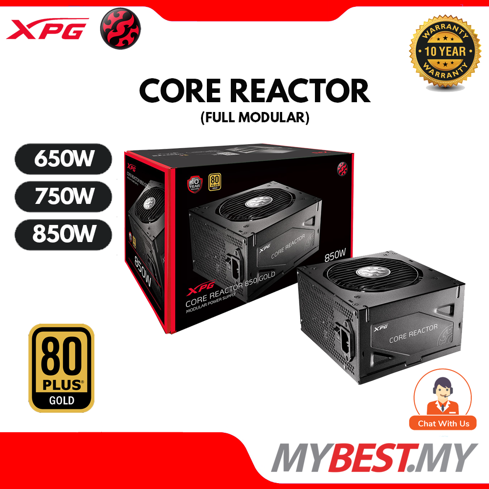 ADATA XPG 80 Gold Full Modular PSU Core Reactor Full Japanese Capacitor ...