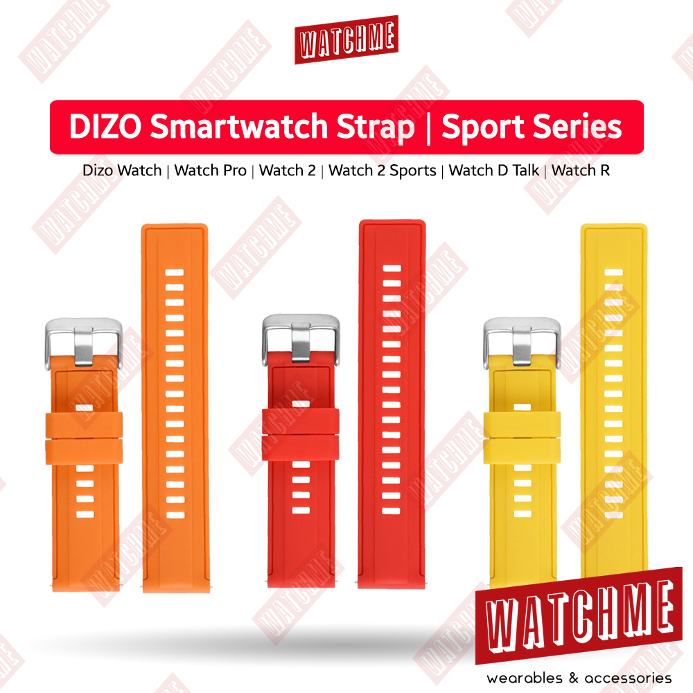 DIZO Smart Watch Strap, Sport Series 22mm & 20mm (For DIZO Watch, Watch ...